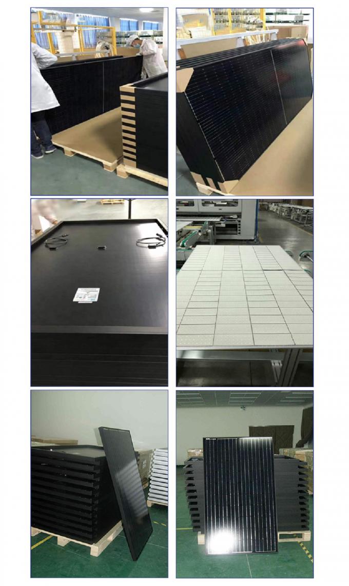 ALL Black Mono Solar Panel 550w 555w,560w Solar Panels Fully Black With ...